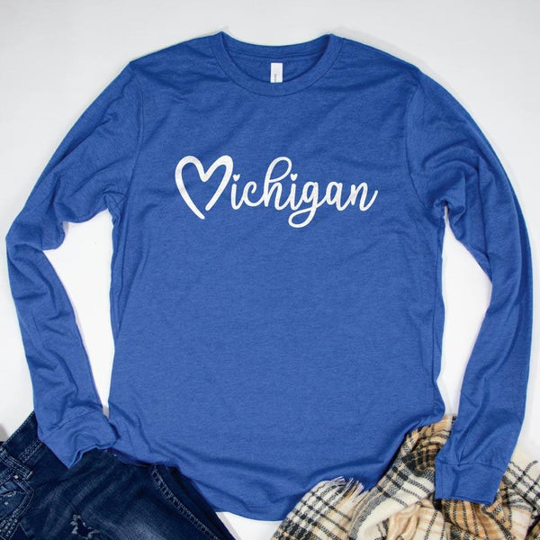 Michigan Love T-shirt | Love Michigan Shirt | Michigan Vibes